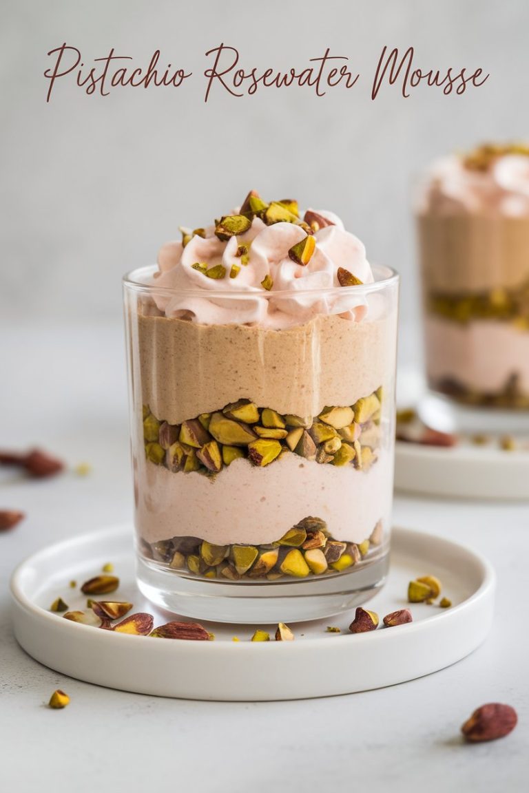 The Exquisite Pistachio Rosewater Mousse – RecipeIneed