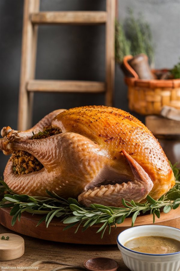 Traditional Roast Turkey with Herb Stuffing for Christmas – RecipeIneed