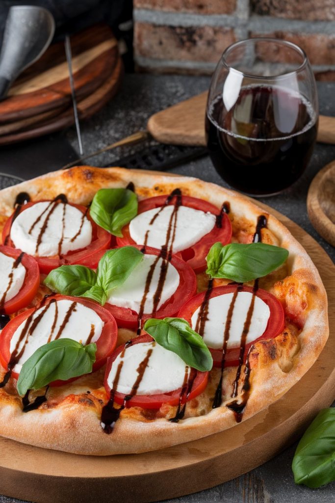 Caprese Pizza with Balsamic Glaze – RecipeIneed