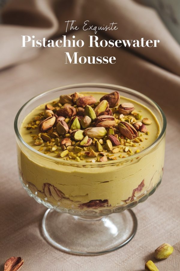 The Exquisite Pistachio Rosewater Mousse – RecipeIneed