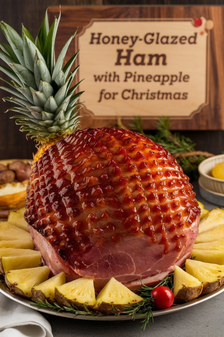 Honey-Glazed Ham with Pineapple for Christmas – RecipeIneed