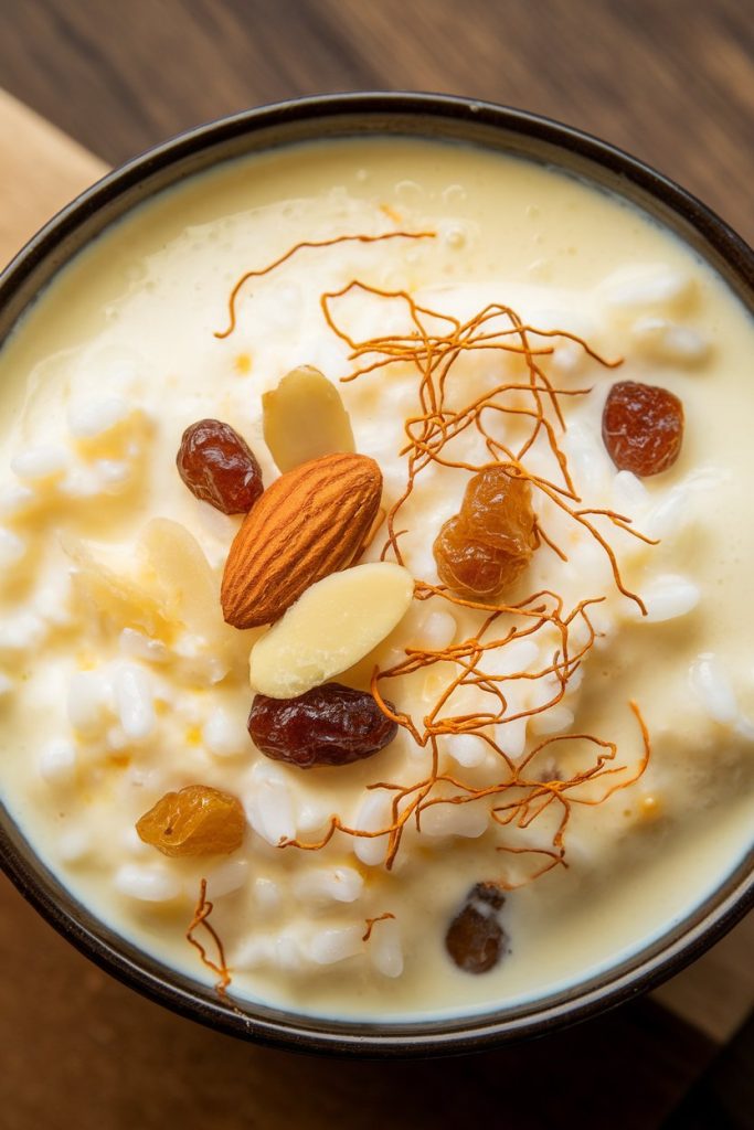 Saffron-infused Kheer (Rice Pudding) – RecipeIneed