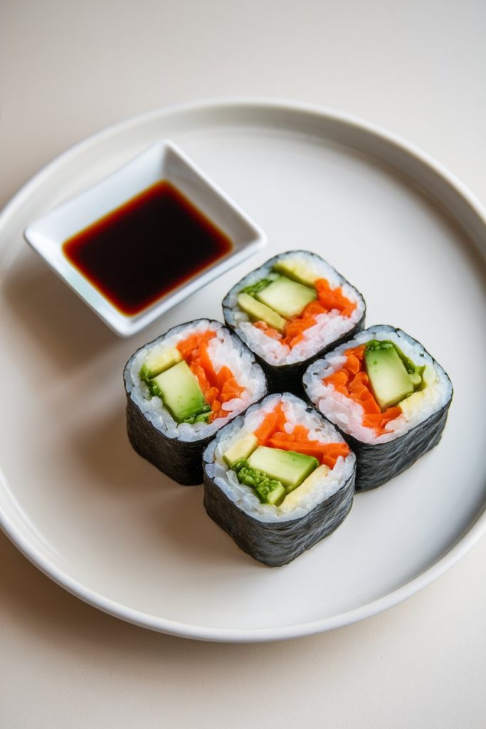 Veggie Sushi Rolls with Soy Dipping Sauce – RecipeIneed