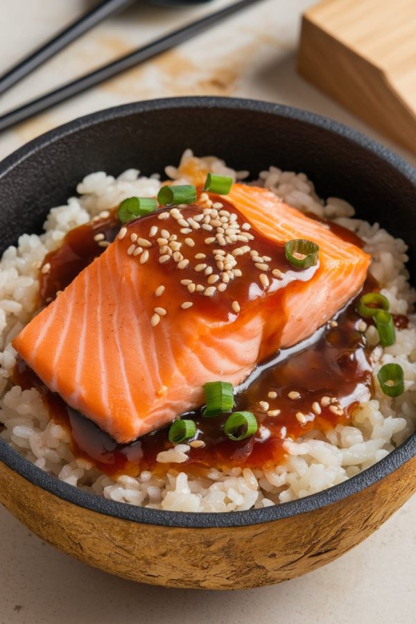 Teriyaki Salmon Rice Bowl: A Delicious Japanese Delight – RecipeIneed