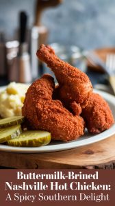 Buttermilk-Brined Nashville Hot Chicken: A Spicy Southern Delight ...