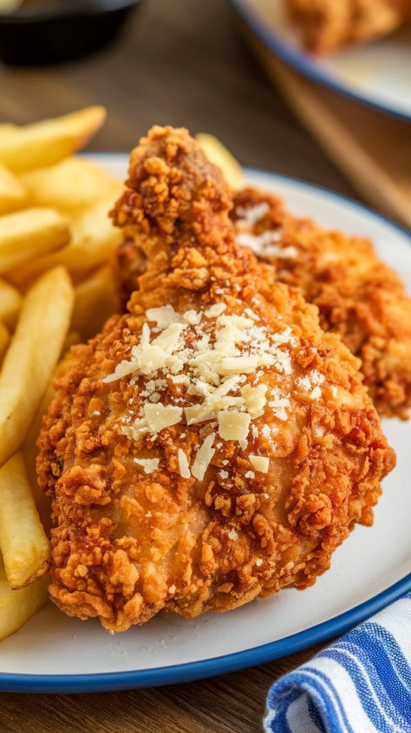 Garlic Parmesan Crusted Fried Chicken: A Delicious Twist on a Classic ...