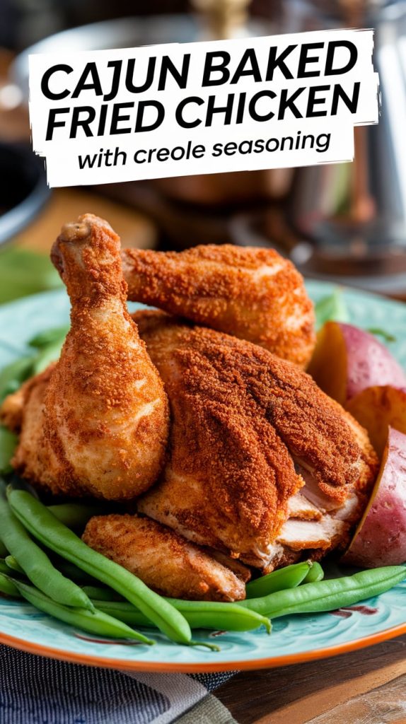 Cajun Baked Fried Chicken with Creole Seasoning – RecipeIneed