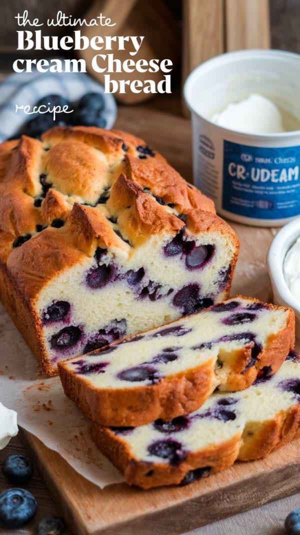 The Ultimate Blueberry Cream Cheese Bread Recipe – RecipeIneed