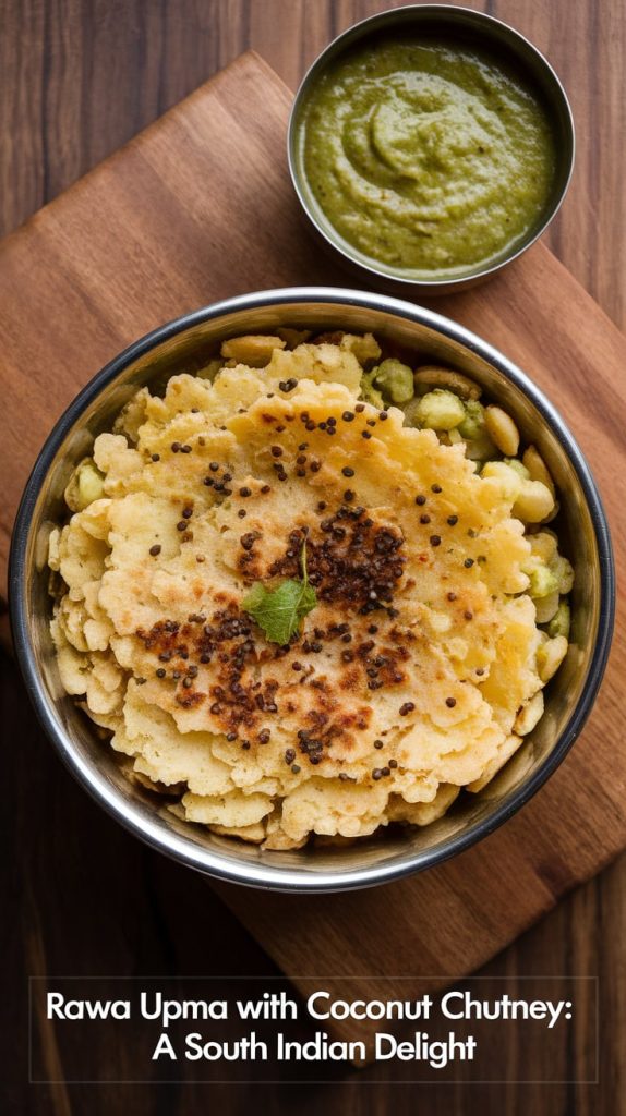 Rawa Upma with Coconut Chutney: A South Indian Delight – RecipeIneed