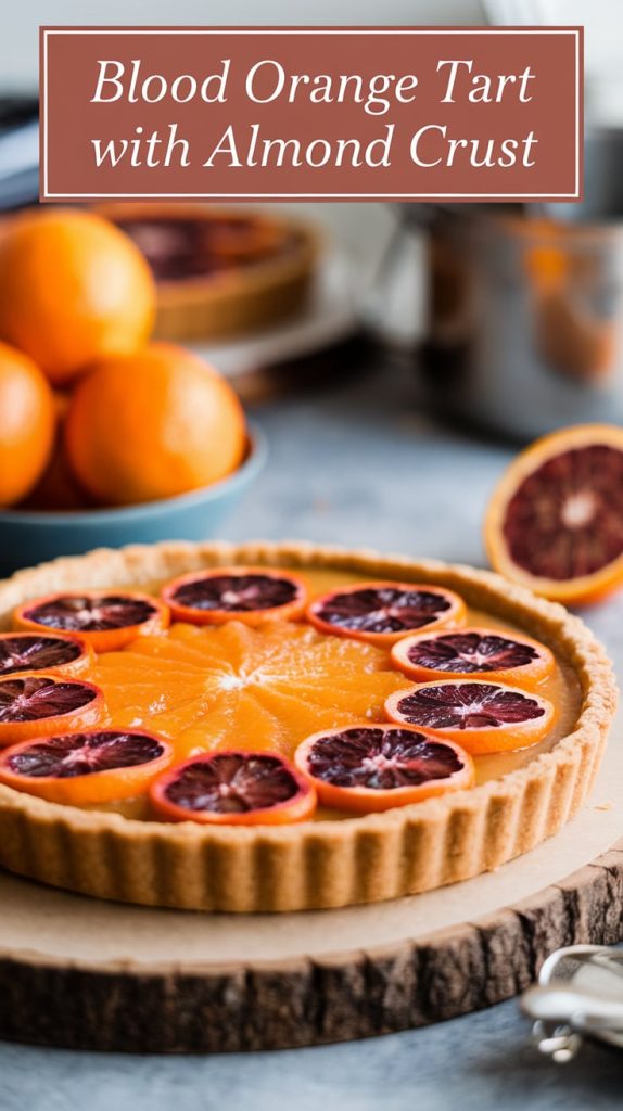 Blood Orange Tart with Almond Crust – RecipeIneed