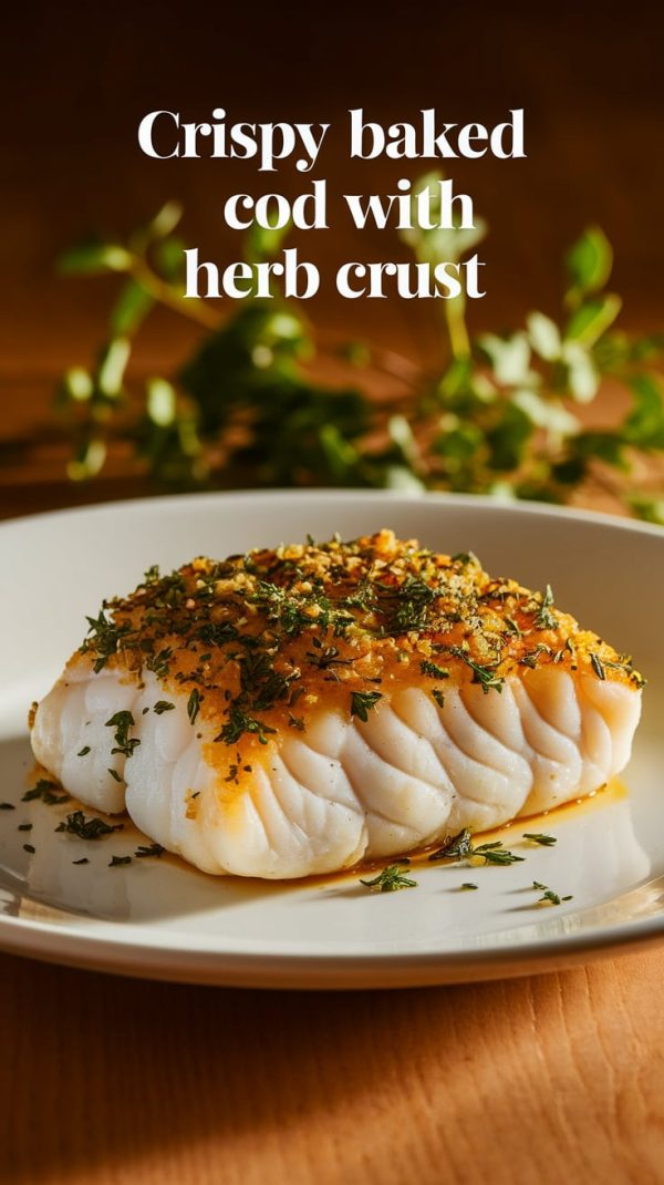 Crispy Baked Cod with Herb Crust – RecipeIneed