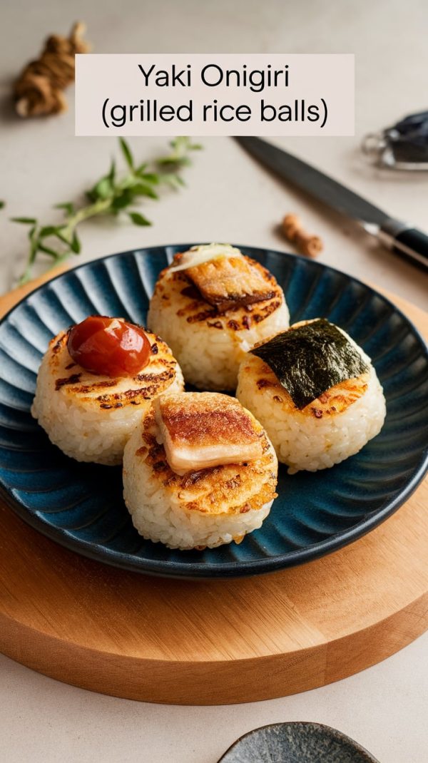 Yaki Onigiri (Grilled Rice Balls) – RecipeIneed