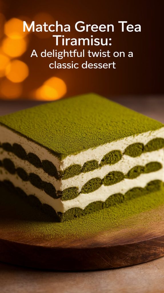 Matcha Green Tea Tiramisu: A Delightful Twist on a Classic Dessert ...