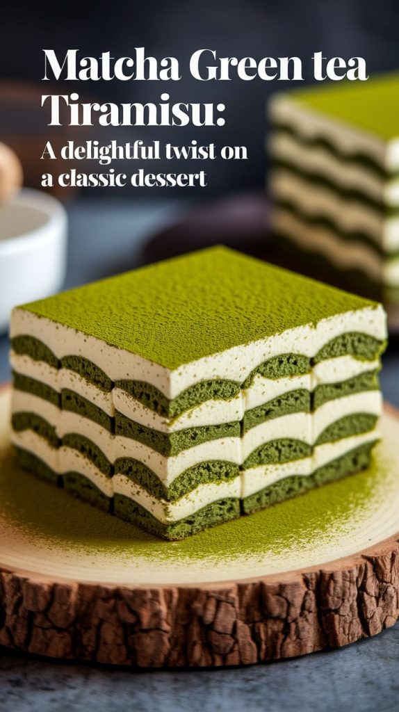 Matcha Green Tea Tiramisu: A Delightful Twist on a Classic Dessert – RecipeIneed