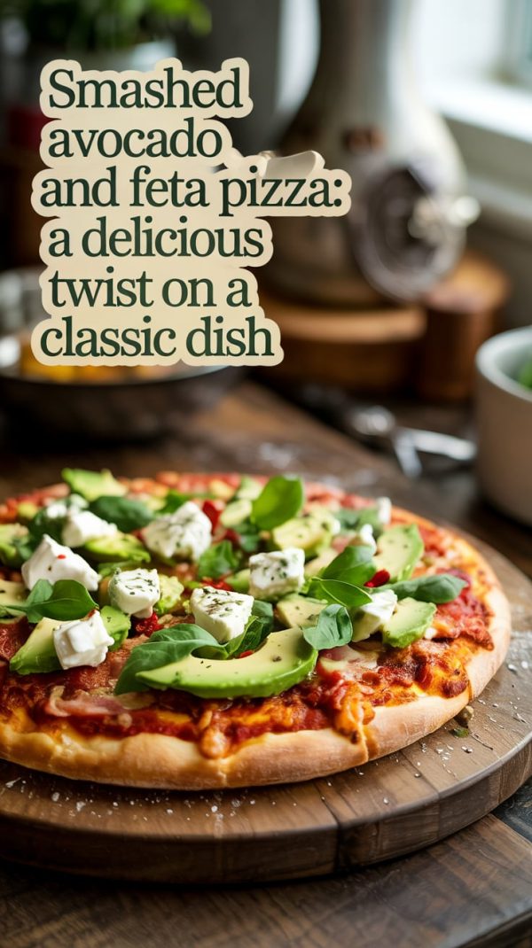 Smashed Avocado and Feta Pizza: A Delicious Twist on a Classic Dish ...