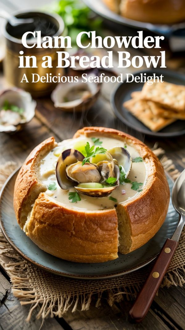 Clam Chowder in a Bread Bowl: A Delicious Seafood Delight – RecipeIneed