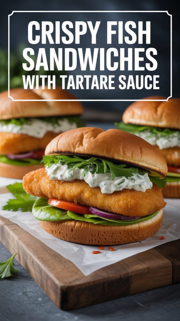 Crispy Fish Sandwiches with Tartare Sauce – RecipeIneed