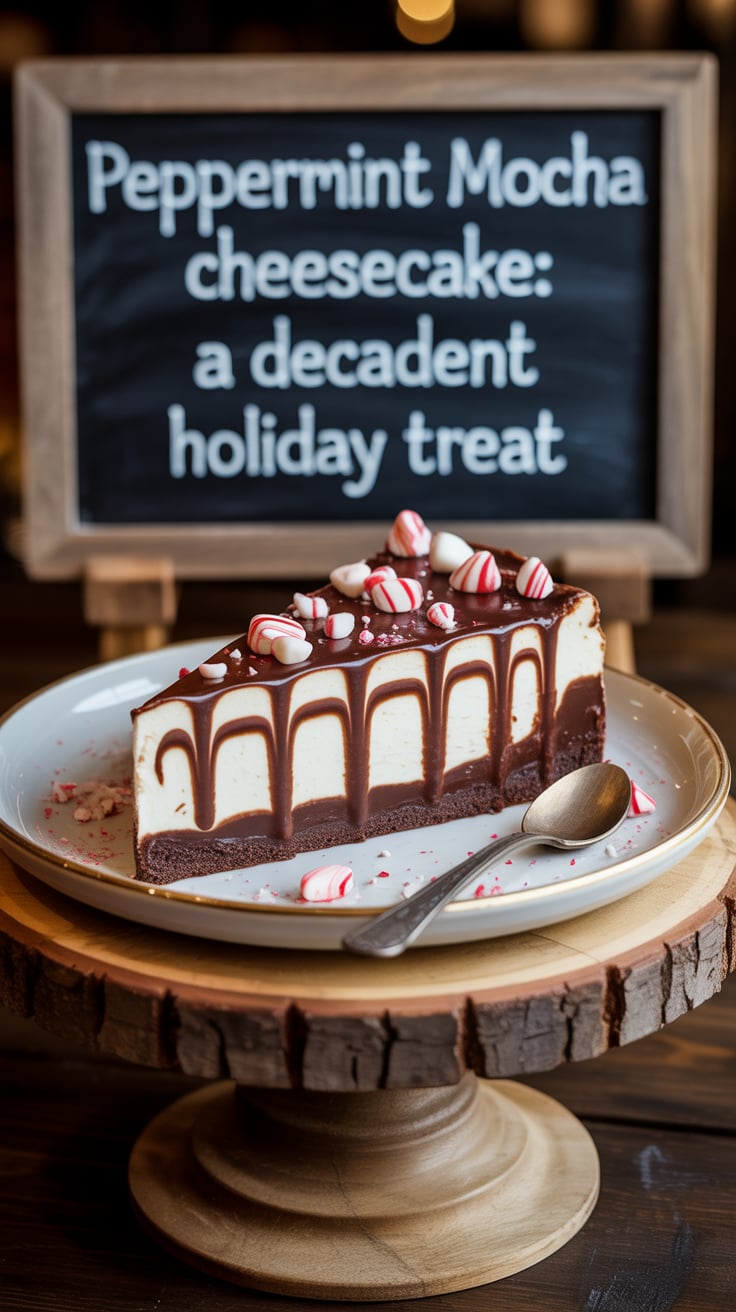 Peppermint Mocha Cheesecake: A Decadent Holiday Treat – RecipeIneed
